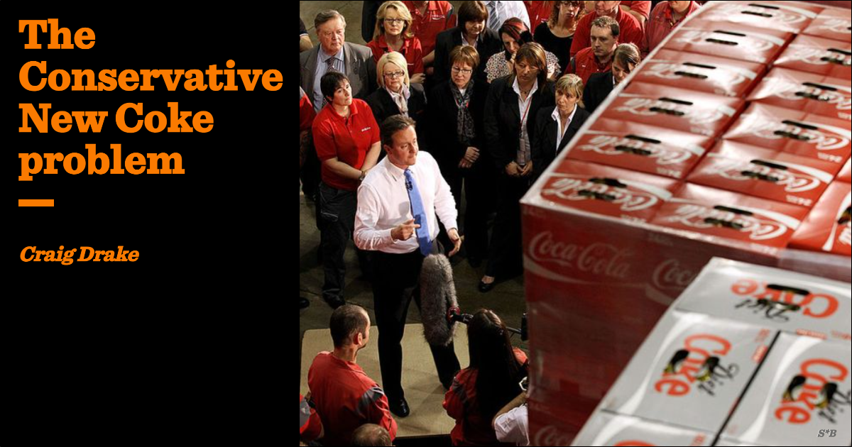The Conservative New Coke problem | Craig Drake | The Critic Magazine