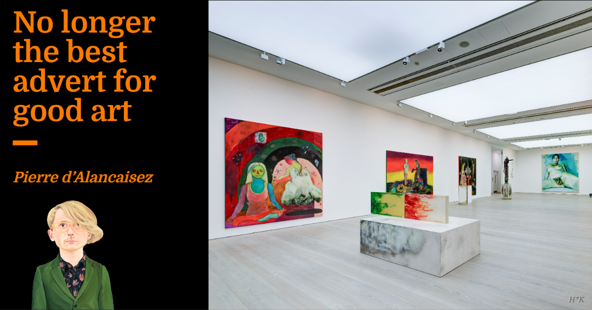 No longer the best advert for good art | Pierre d’Alancaisez | The ...